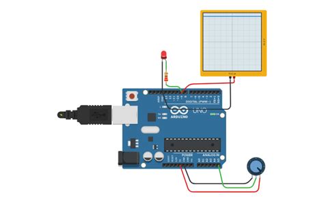 Circuit Design Analog Read And Analog Write Tinkercad