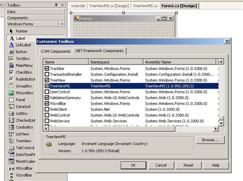 c windows forms listview