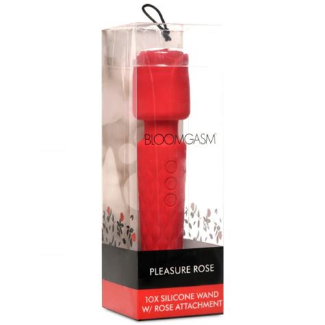 Bloomgasm Deluxe Silicone Rose Wand Vibrator Sex Toys At Adult Empire