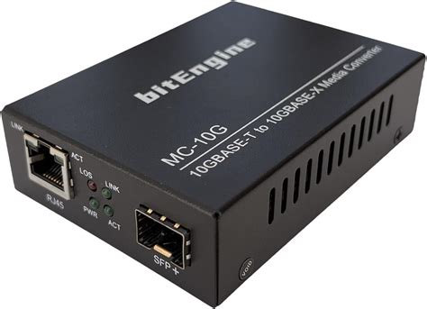 Jp Bitengine 10g メディアコンバーター 10ギガビット銅から10gファイバーイーサネット アンマネージド 1x 1g 2 5g 5g 10gbase T