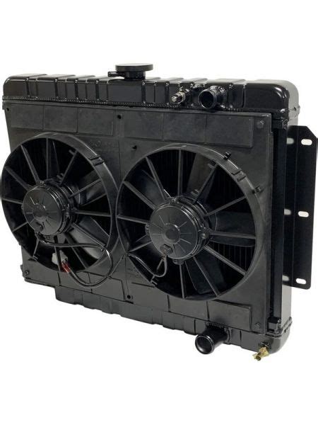 Buy Dewitts Radiator W Fans For Impala 59 64 Manual Trans Black 32