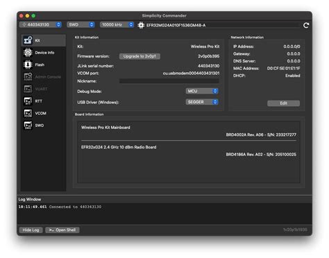 Simplicity Commander Silicon Labs