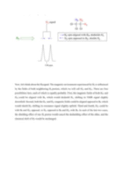 SOLUTION Spin Spin Splitting In 1h Nmr Studypool