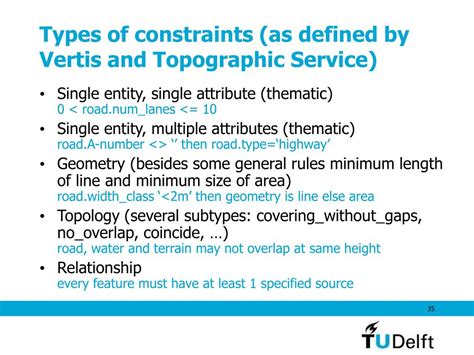 Ppt Constraints In Geo Information Models And Their Implementations In Systems Powerpoint