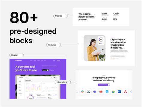 Macrivate SaaS Blocks UI Kit UI Kits UI Custom