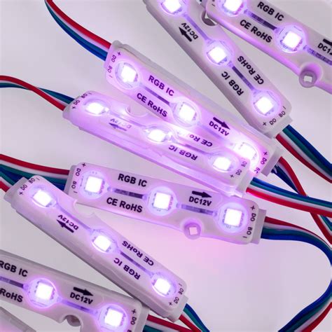 Rgb Ic Led Module For Illuminated Signs 0 72w 12v Ip65