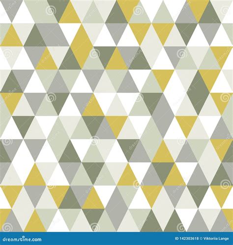 Modern Triangle Seamless Pattern Stock Vector Illustration Of Fabric Natural 142303618