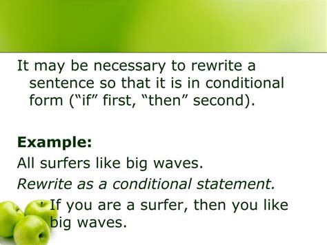 Ppt 31 Conditional Statements Converses Inverses Contrapositives