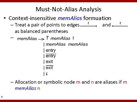Scaling Cfl Reachability Based Points To Analysis Using Context Sensitive Must Not Alias