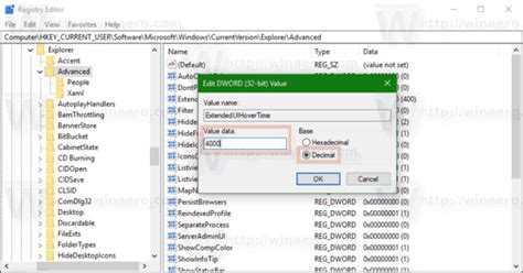 Change Taskbar Thumbnail Hover Delay In Windows