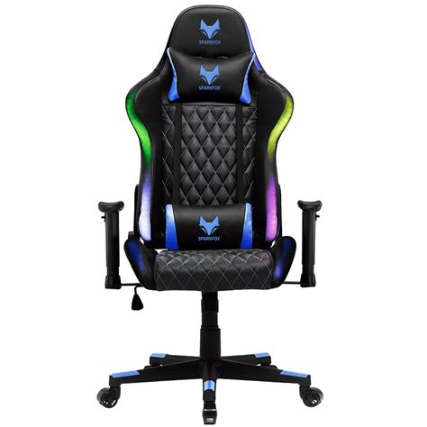 כיסא גיימינג Sparkfox Gaming Chair Gc65e Rgb כחול שחור משלוח חינם