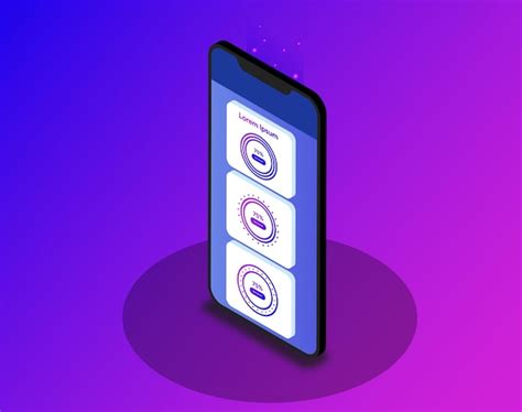 Premium Vector Vector Uiux Analytics Dashboard Isometric Landing Page On Mobile