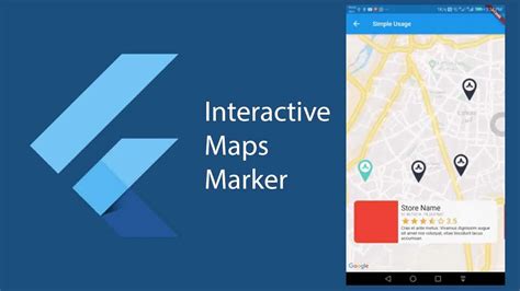 Interactive Maps Marker For Flutter