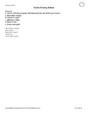Prolog Programming Exercises For Ai Students Course Hero