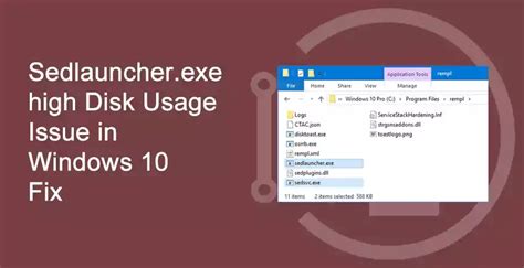 how to fix sedlauncher exe high disk space usage problem techicy