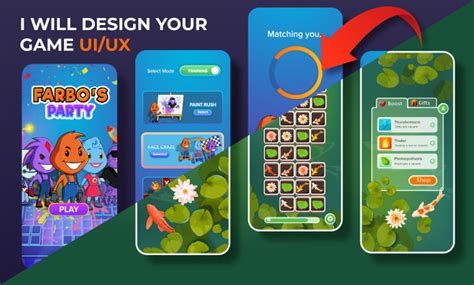 Design Advanced Mobile Game Ui Game Ux Casual Game Art Crypto Nft