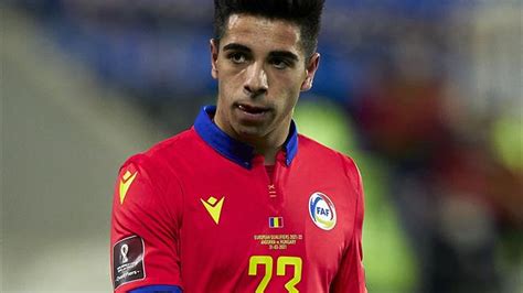 Ricard Fernandez Cucu Shown Red Card For Andorra Against Poland For