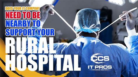 Ccs It Pros Colorado Computer Support On Linkedin Rural Hospitals Elevate It Support With