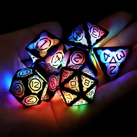 Dnd Multi Sided Luminous Dice Bigwisetoys