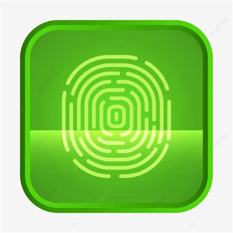 Green Finger Print Scan Icon Vector Finger Print Fingerprint Icon Fingerprint Scan Png And