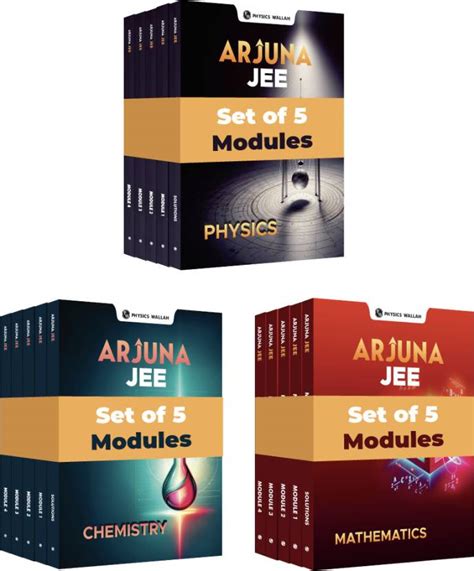 Pw Arjuna For Jee Main And Advanced Class 11th Physics Chemistry And Mathematics Modules With