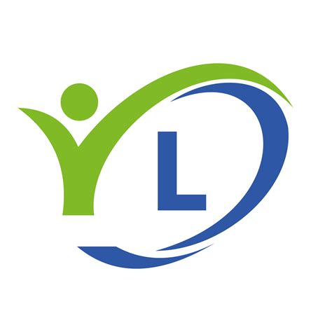 Initial Letter L Logo Medical Design With Human Symbol Vector Art At Vecteezy
