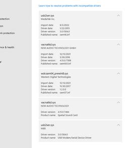 W10 W11 Why Am I Suddenly Having Core Isolation Driver Issues Windows 11 Forum