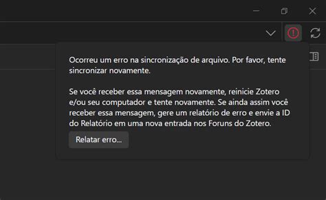 Error 154544069 Zotero Forums