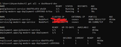 amazon web services i am trying to connect angular pod with