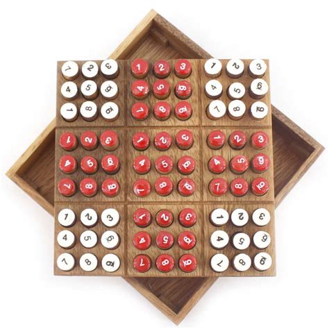 Wooden Sudoku Game Classical Wooden Math Game