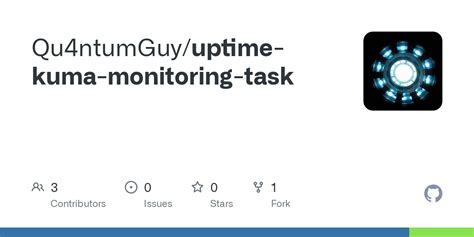 GitHub Qu4ntumGuy Uptime Kuma Monitoring Task