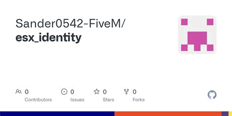 Esx Identity Fxmanifest Lua At Master · Sander0542 Fivem Esx Identity · Github