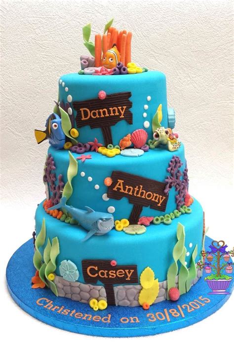 Finding Nemo Christening Cake