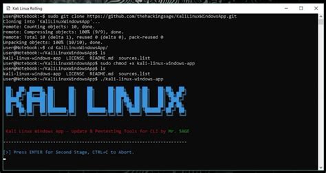 HACKTRONIAN KALI LINUX WINDOWS SUBSYSTEM FOR LINUX