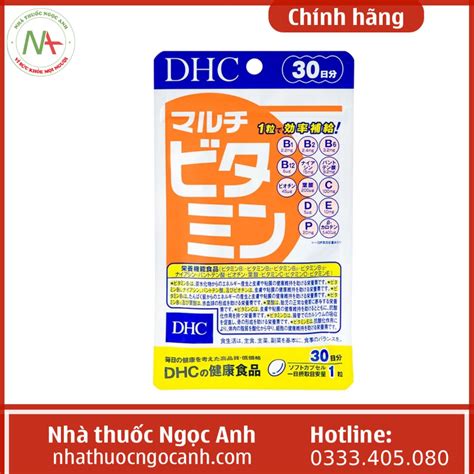 Vitamin tổng hợp DHC Multi Vitamins có tốt không, giá bao nhiêu, mua ở đâu?