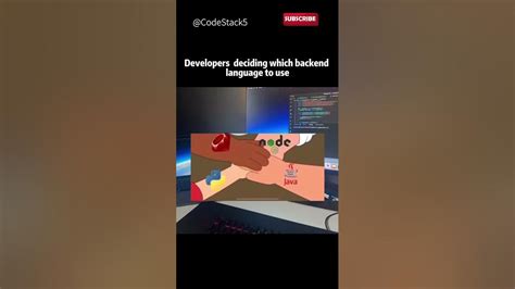 developers deciding which language to use shortsfeed programming programmingmemes youtube