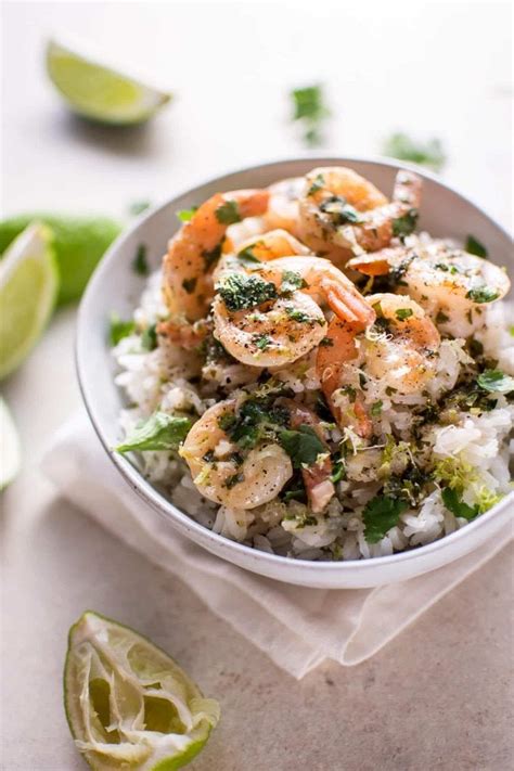 Coconut Lime Shrimp • Salt And Lavender