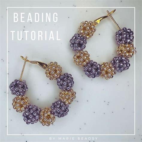 How To Make Earrings With Beaded Beads Step By Step Beading Tutorial