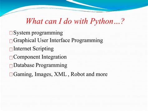 Python Tutorial Python Programming Language Pptx Programming