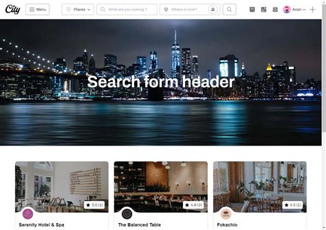 Header With Search Form Voxel Guide