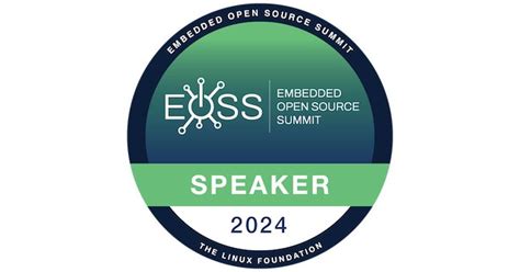 Speaker Embedded Open Source Summit 2024 Was Issued By The Linux Foundation To Nishanth Menon
