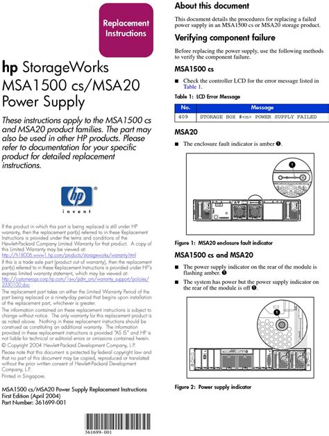 HP AD510A STORAGEWORKS MODULAR SMART ARRAY 1500 CS 2U FIBRE CHANNEL SAN ATTACH CONTROLLER