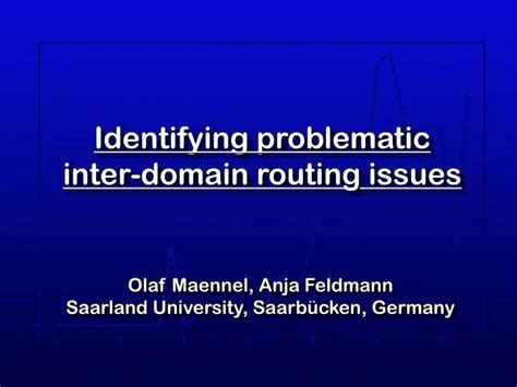 Ppt Character Identifying Inter Domain Routing Issues Powerpoint