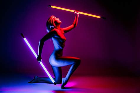 LED Duos On Form Artistic Nude Photo By Photographer David Eades At Model Society