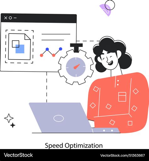 Speed Optimization Royalty Free Vector Image Vectorstock