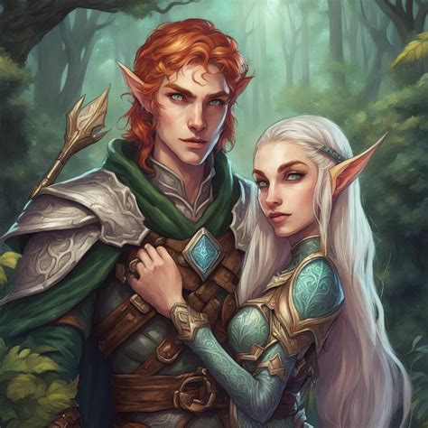 Elf And Nymph By Thobita3 On Deviantart