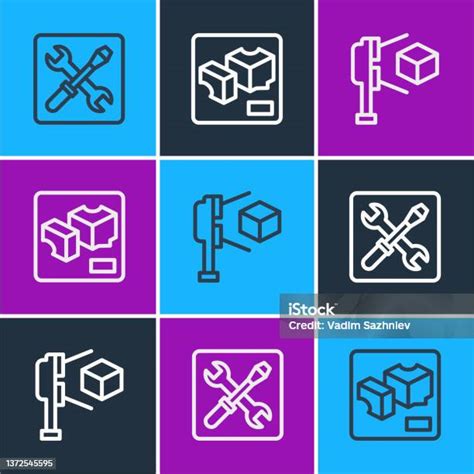 세트 3d 프린터 설정 큐브 및 아이콘스캐너 설정 벡터 0명에 대한 스톡 벡터 아트 및 기타 이미지 0명 3차원 형태 건강관리와 의술 Istock