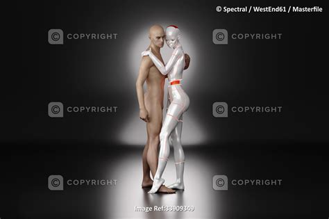 33909349 Three Dimensional Render Of Naked Man And Gyno