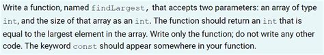 Write A Function Named F Indlargest That Accepts