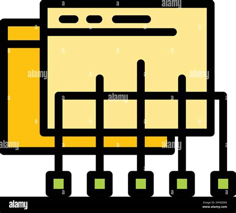 Api Web Scheme Icon Outline Api Web Scheme Vector Icon For Web Design Isolated On White